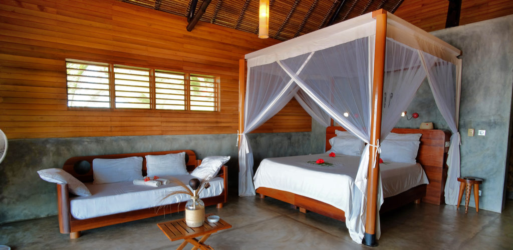 Nos Lodges de luxe - Heure Bleue - Hotel Ecolochic à Nosy-Be, Madagascar